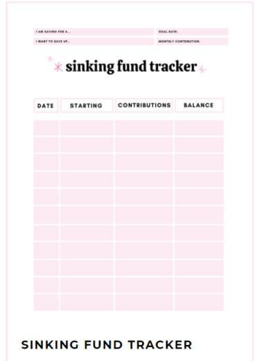 9 Sinking Funds Trackers (Free Printables)