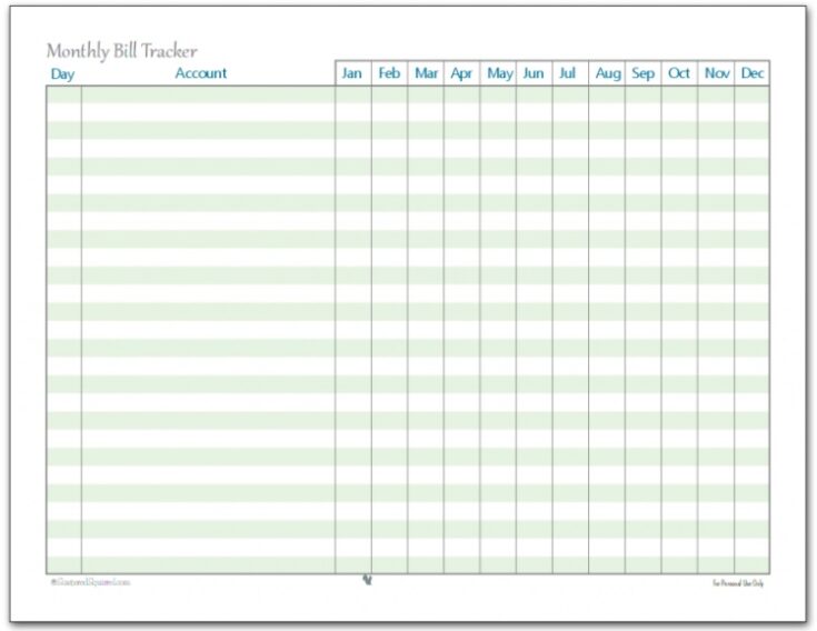 7 Free Monthly Bill Pay Checklist PDFs (Never Miss a Bill Again!)