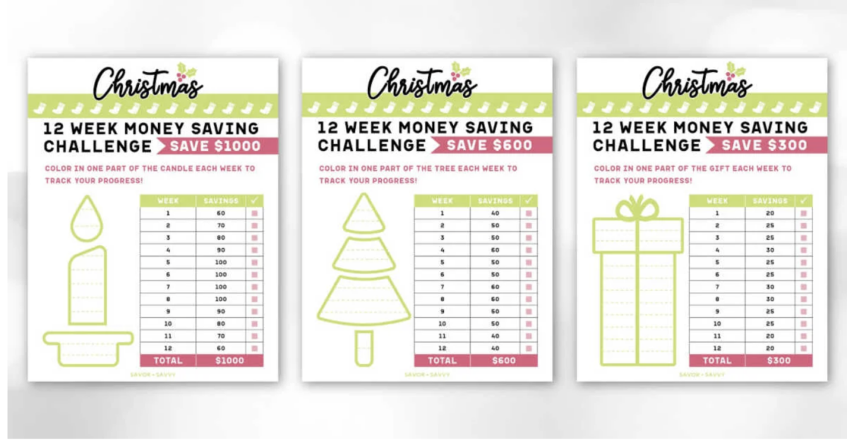 8 Best 52-Week Christmas Savings Plan Printables